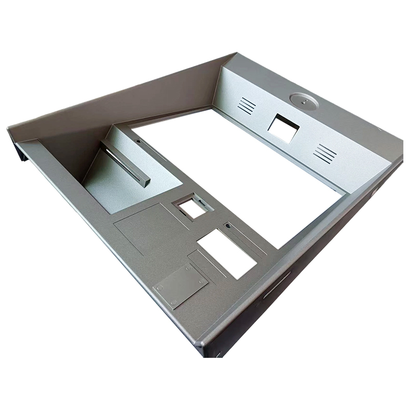 1750245764 Wincor 280 Silver Front Panel Lower Right Corner Without Hole