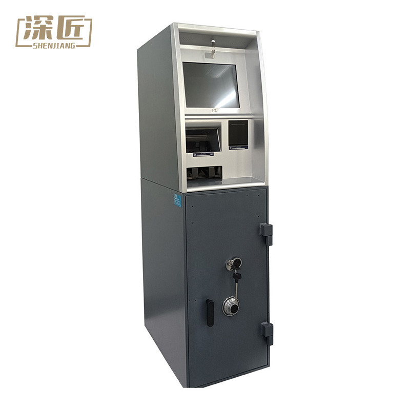 Touch Screen Cash In And Out Kiosk Cash Deposit Machine With Cheque ...